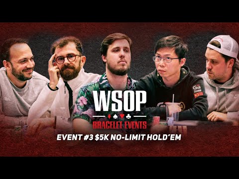 2025 WSOP $5K No-Limit Hold'em Final Table! $582,008 Top Prize!