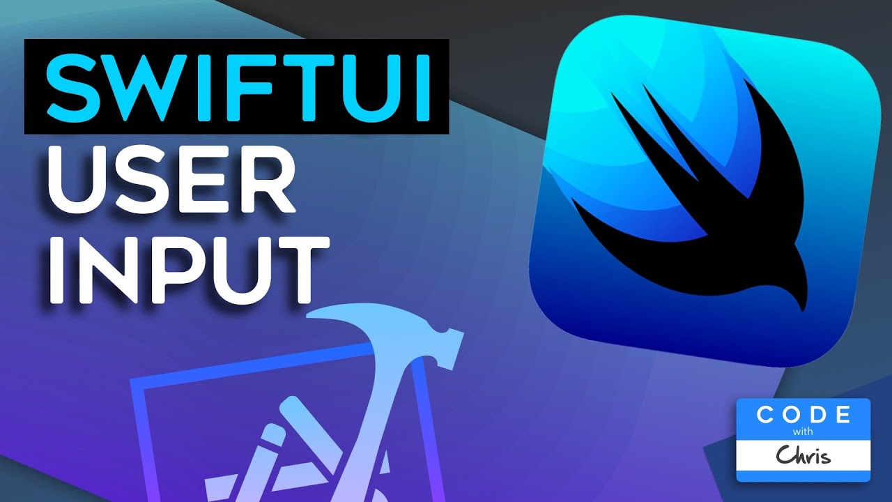 SwiftUI - How To Handle User Input Tutorial