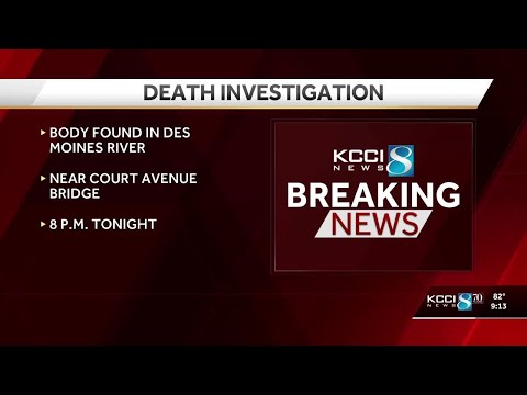 Des Moines police conducting death investigation after body found in river