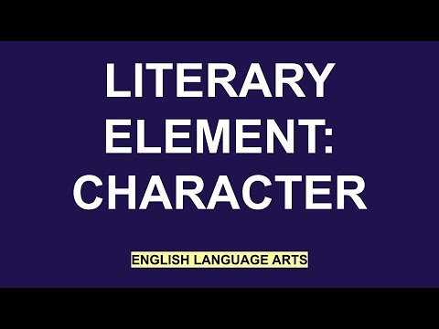 Literary Element: Character