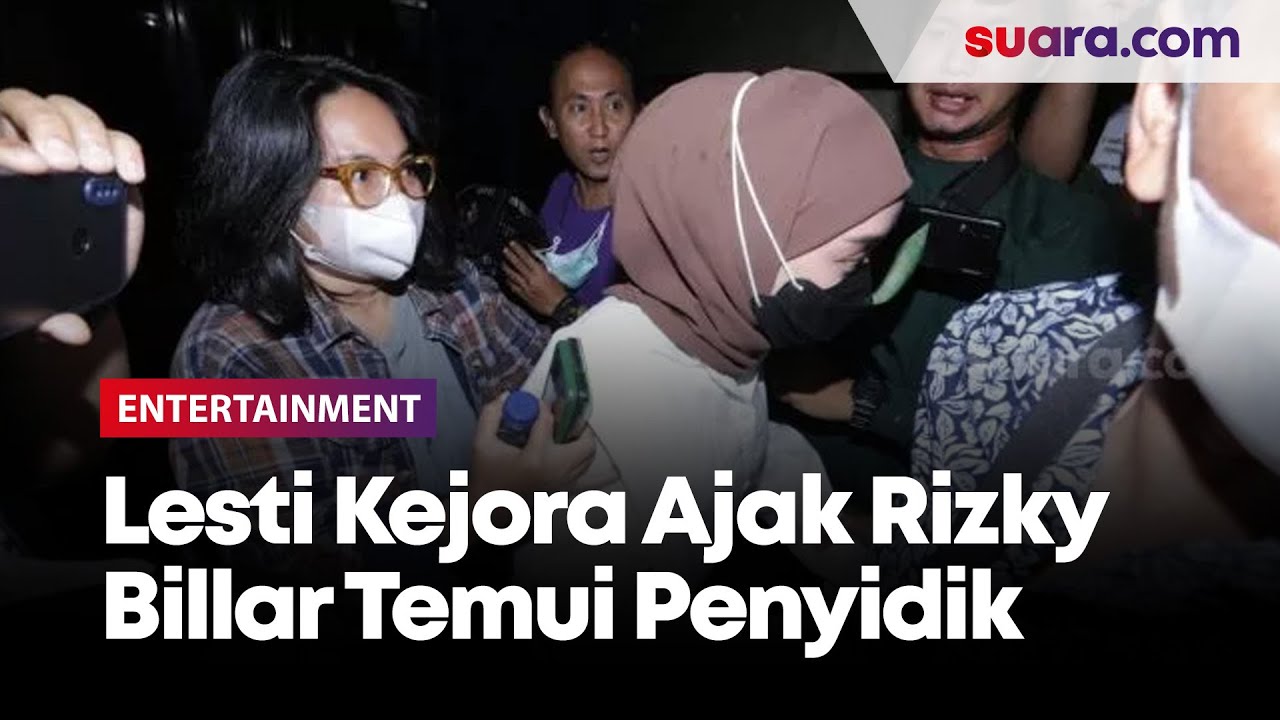 Datangi Polres, Lesti Kejora Ajak Rizky Billar Temui Penyidik