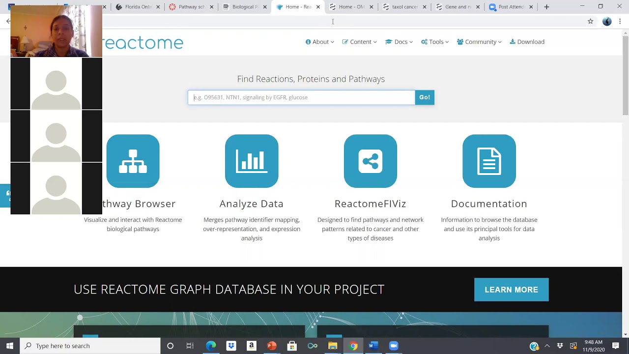 Reactome Pathway Analysis Demo-Fall2020