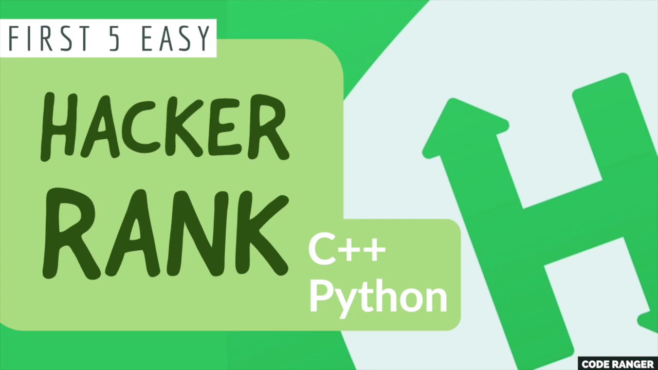 Solving 5 easy HackerRank question in C++ & Python