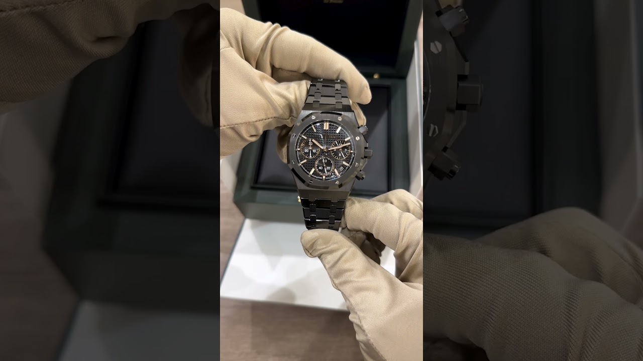 2024 Audemars Piguet Royal Oak 41MM Black Dial Ceramic Bracelet