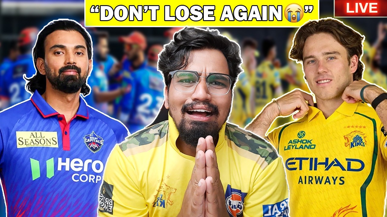 🔴 CSK vs DC LIVE 😭 | IPL 2026 Commentary | CSK PLEASE WIN 💛🔥 | हिंदी