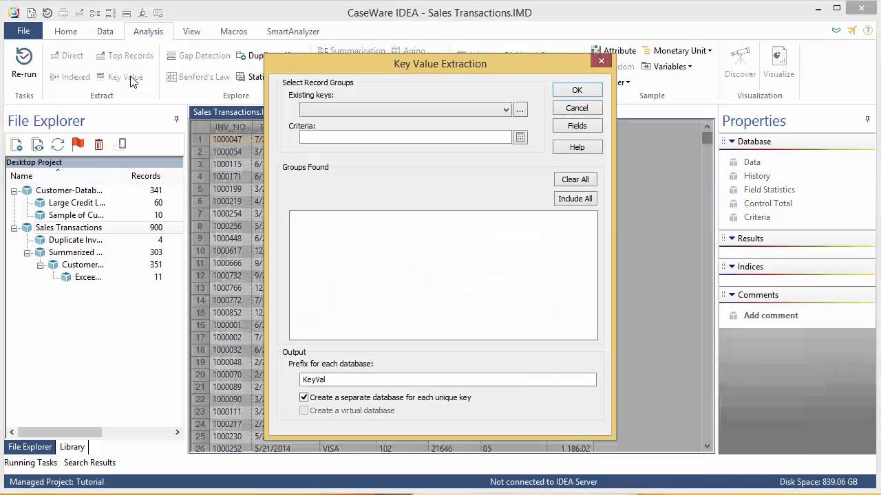 IDEA 10: Key Value Extraction