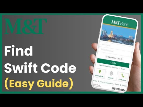How to Find Swift Code of M&T bank