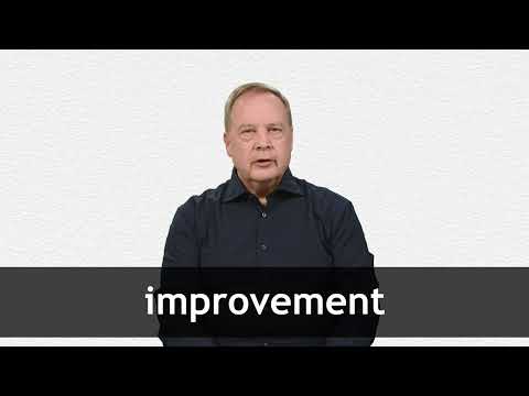How to pronounce IMPROVEMENT in American English