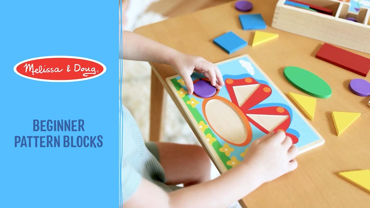Melissa & Doug Beginner Pattern Blocks