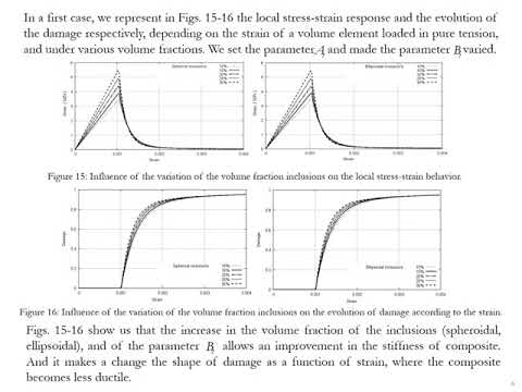 Periodic homogenization and damage evolution in RVE composite material with inclusion