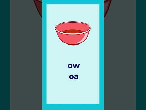 'oa' or 'ow' | Phonics skills