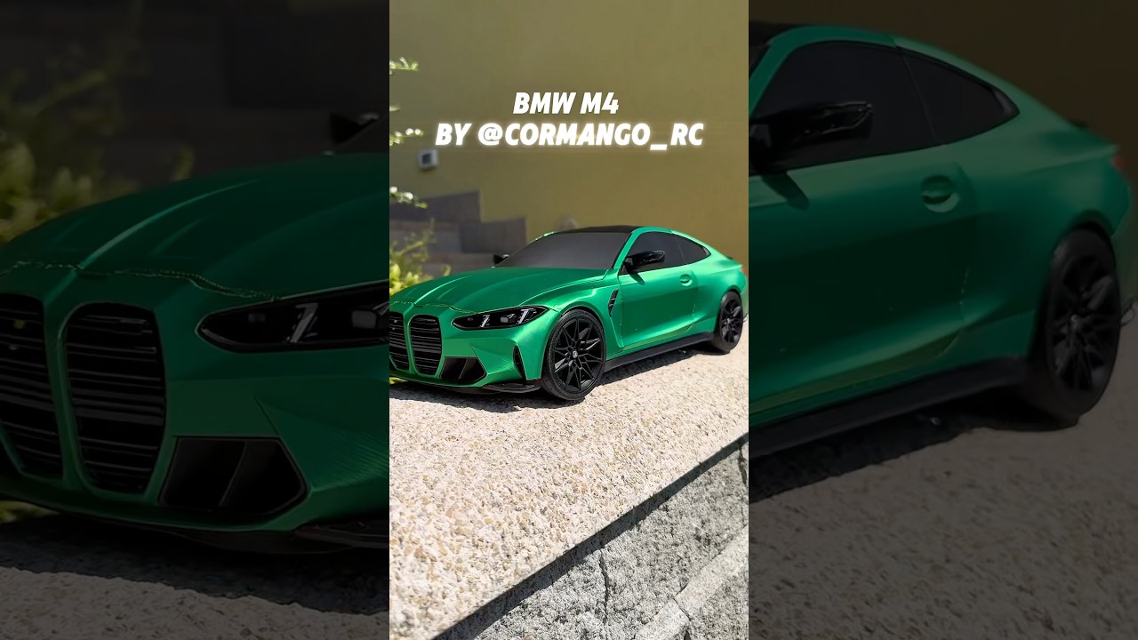 Fully 3D printable BMW M4 by @CormangoRC