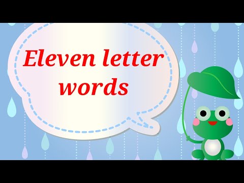 Eleven letter words | Eleven letter words in English