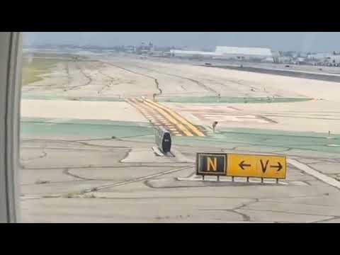 Southwest Airlines flight taking off from Ontario Airport