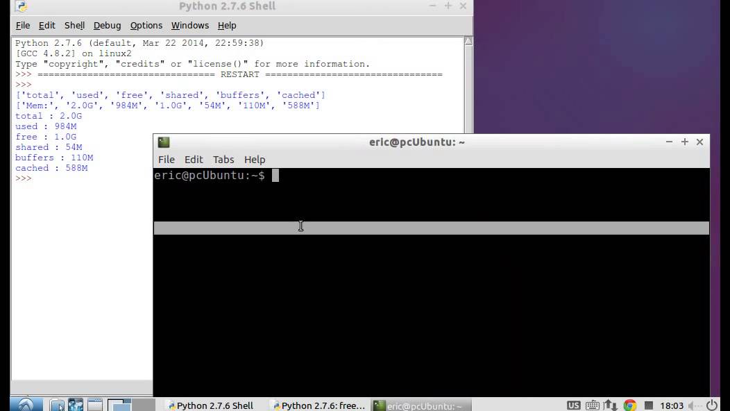 Python display memory usage on Linux
