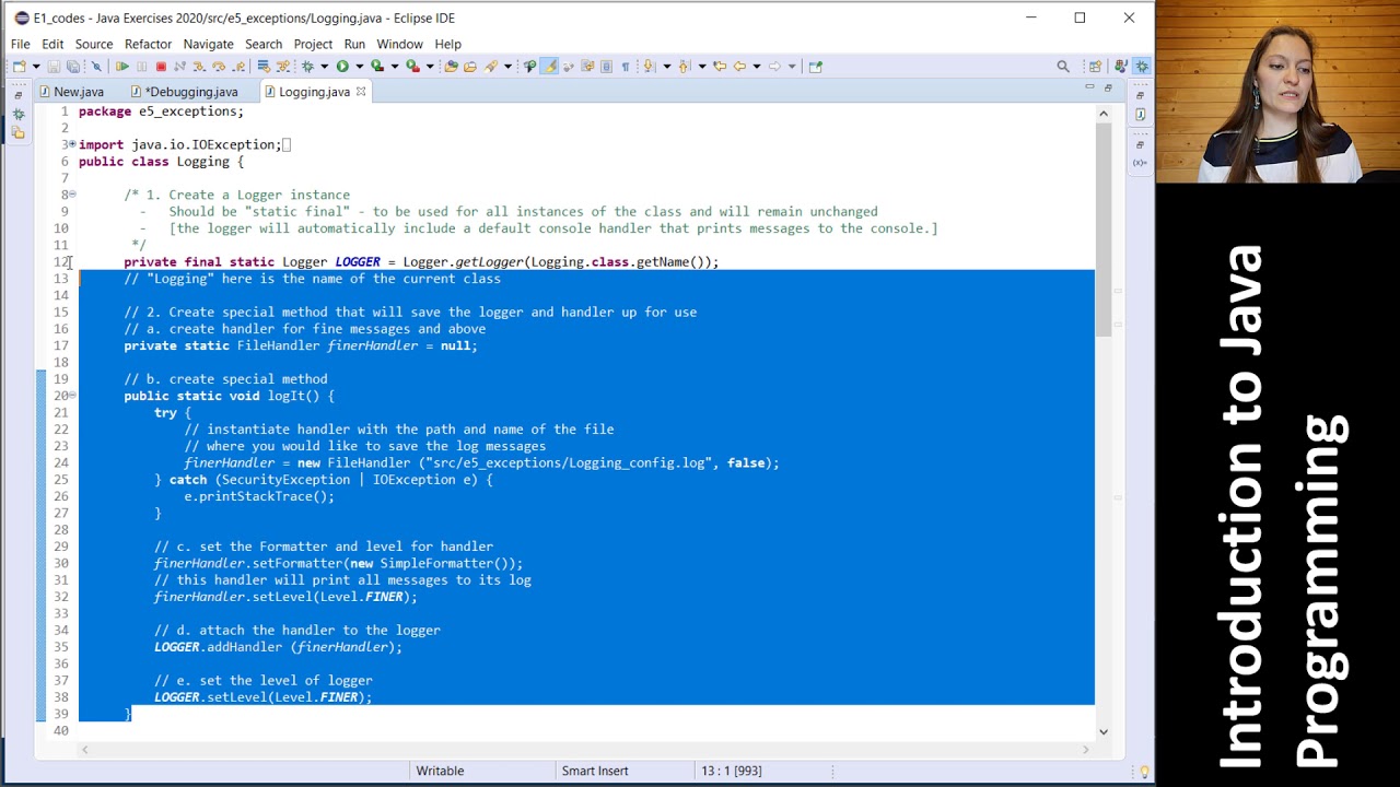JAVA - E5 - Exceptions and Debugging - Part 5