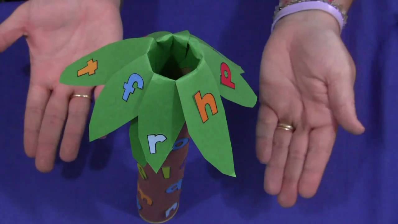 Chicka Chicka Boom Boom Tree Craft For Preschool and Kindergarten