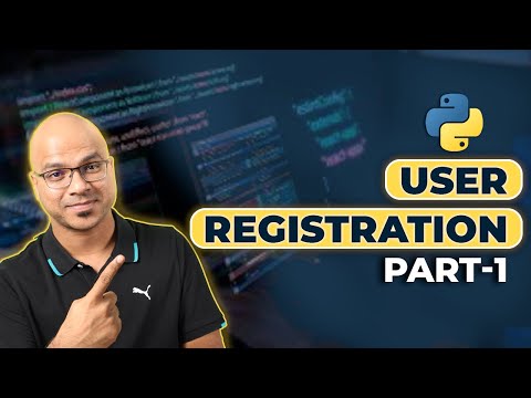Learn 21 Django tutorials | User Registration 1 - Mind Luster