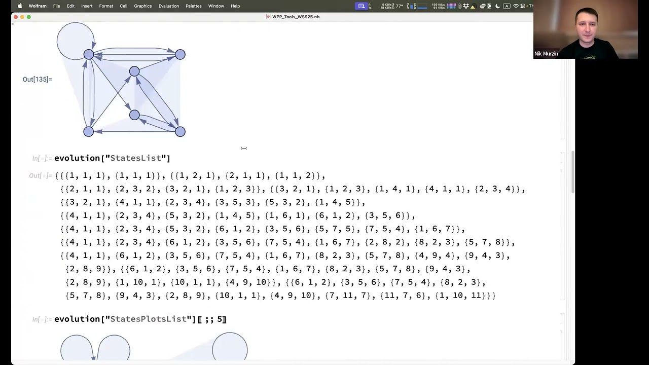 Nik Murzin | Demonstration of Wolfram Physics Project Tools
