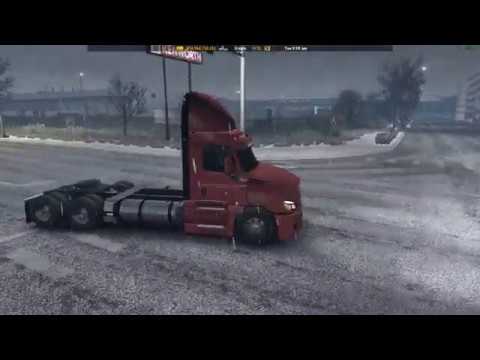 American Truck Simulator snow mod works 1.37