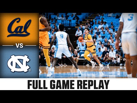 Cal vs. North Carolina Full Game Replay | 2024-25 ACC Men's Basketball