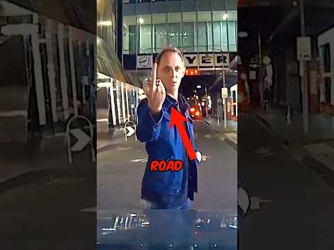 Stupid Pedestrian gets INSTANT Karma! 😨