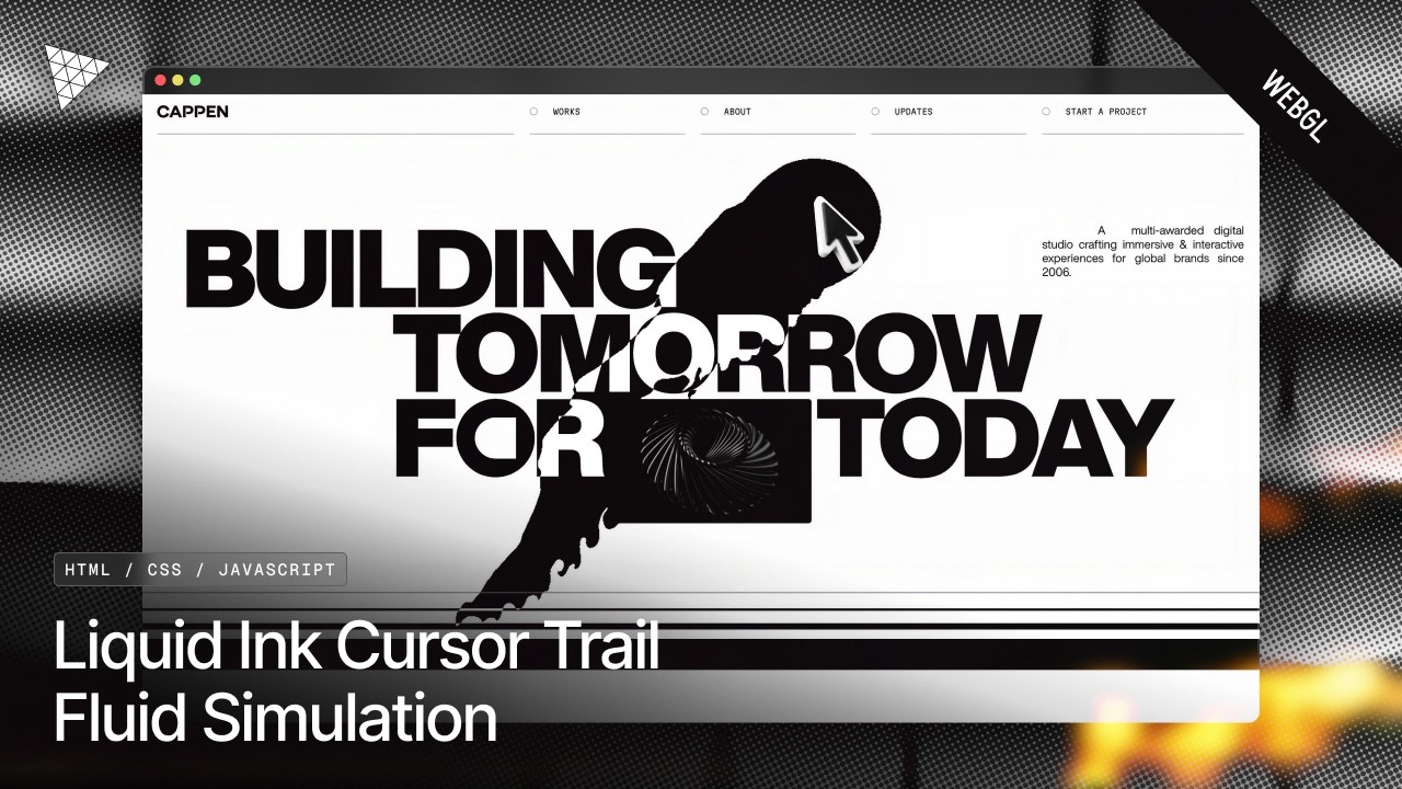 Building the Most Satisfying Cursor Trail on the Web (Fluid Simulation)