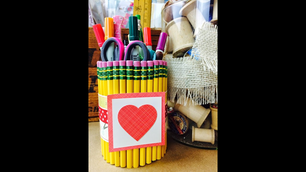 teacher gift pencil holder
