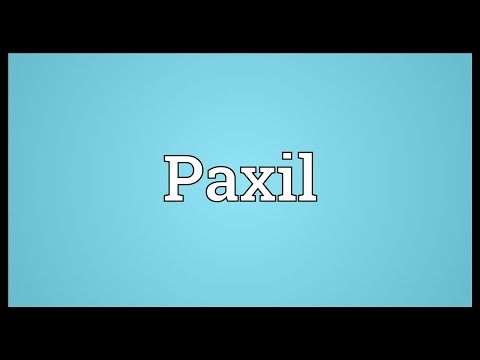 Paxil Meaning
