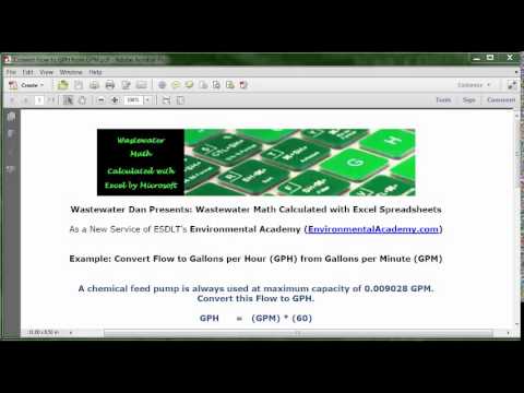 Convert Flow to GPH from GPM