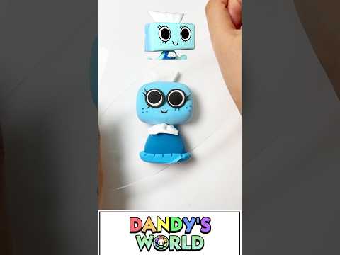 🍄 Tisha from Dandy's world 🍄 #shorts #tisha #dandysworld #mixingclay