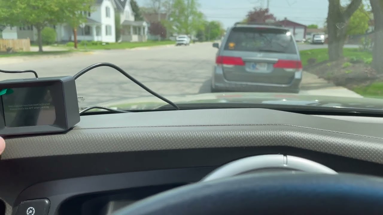 MINIEYE AI Collision Avoidance Device - Smart Dash Cam with ADAS, Forward Collision Warning