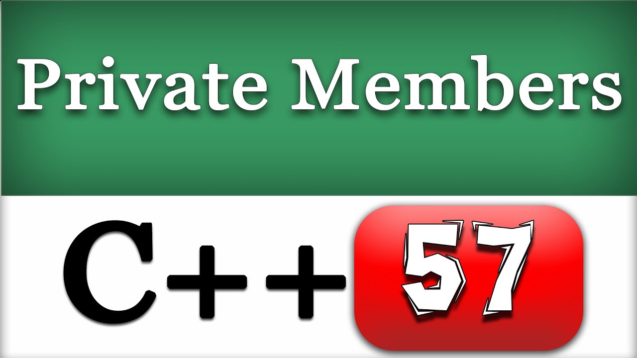 Private Access Specifier  | C++ Object Oriented Programming Video Tutorial