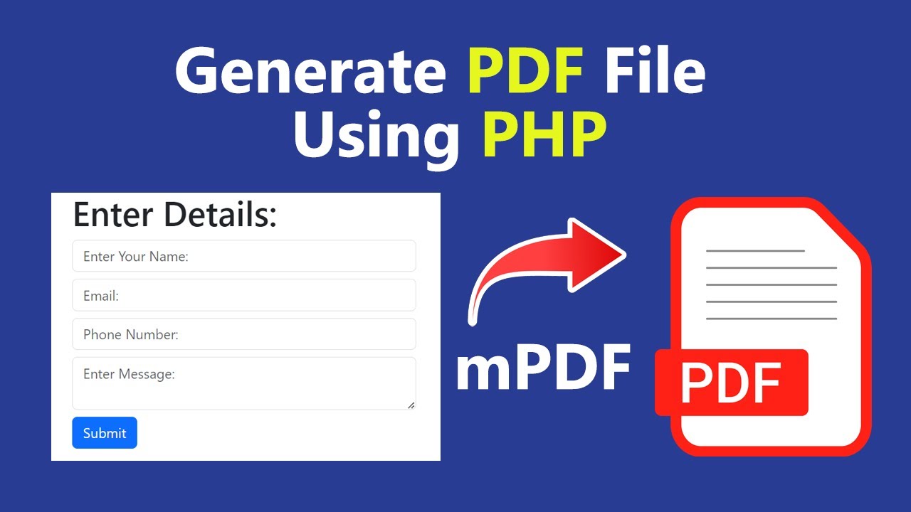 How to Generate PDF Files in PHP Using mPDF (2025)