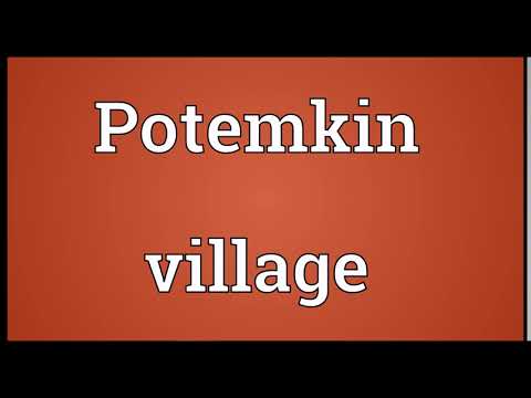 Potemkin village Meaning | Wordogram