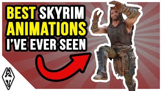 These Skyrim ANIMATIONS are a MUST HAVE Here's why Jump Behavior ...