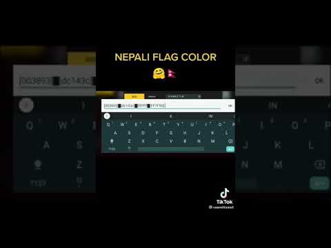 How to add Nepal flag in freefire profile