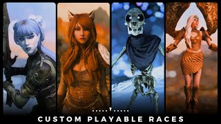 Skyrim SE Unique Custom Race Mods at Skyrim Special Edition Nexus - Mods and Community