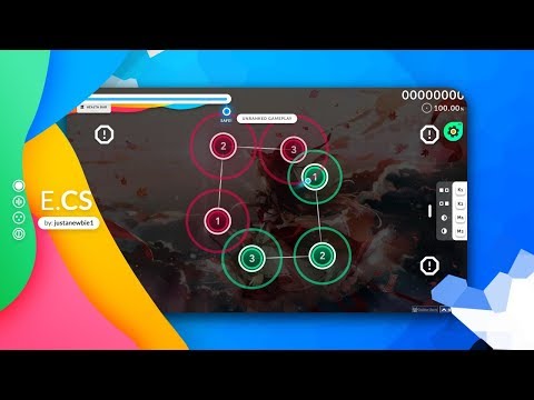 osu! skin review E.CS v20190514.r03_stable (by justanewbie1) [std, ctb, mania, taiko]