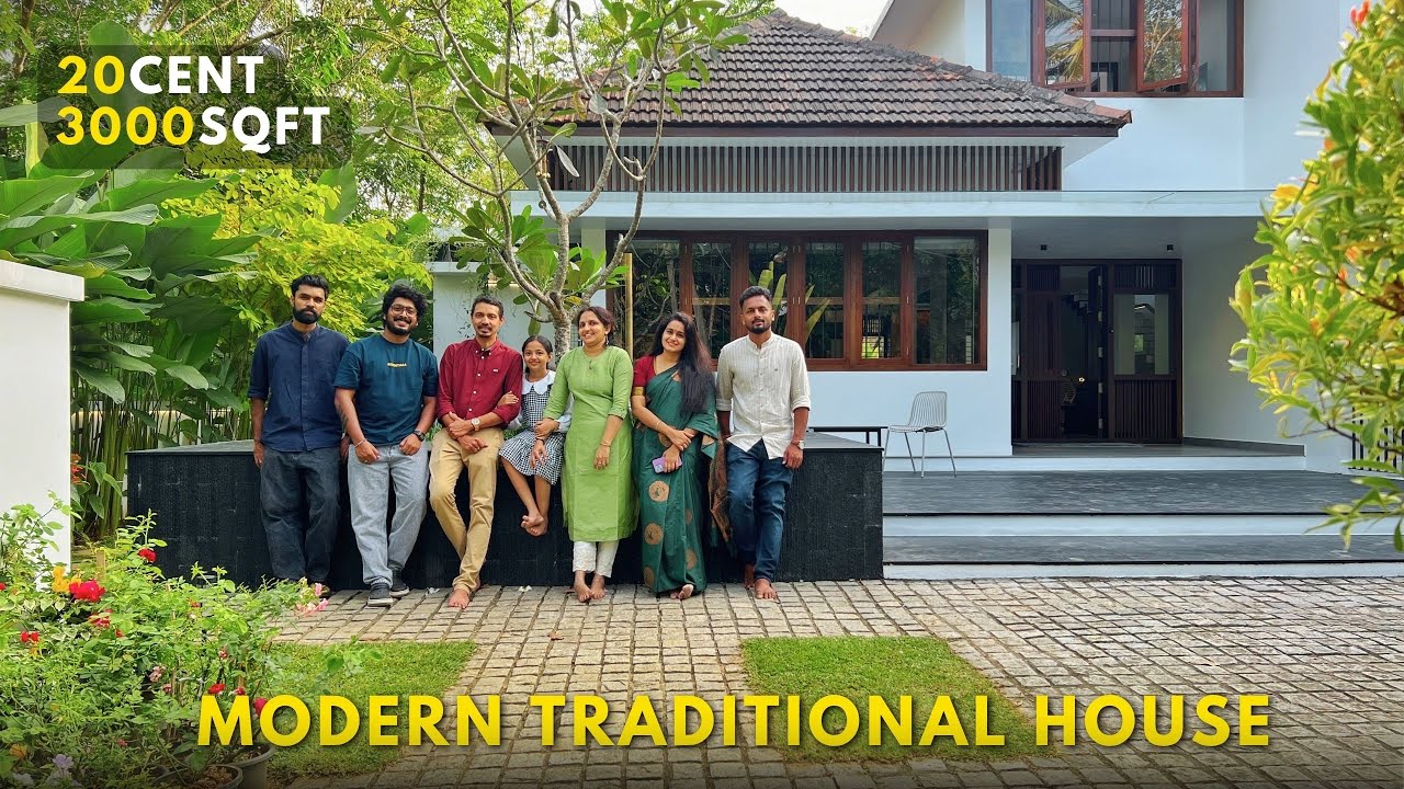 A wonderful house that keeps you cool even in this scorching heat! A TRADITIONAL MODERN HOUSE DES...