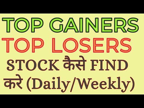 HOW TO FIND TOP GAINERS TOP LOSERS STOCKS । TOP GAINERS STOCK KAISE FIND । @simplifymarket