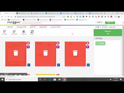 Split and Merge PDFs