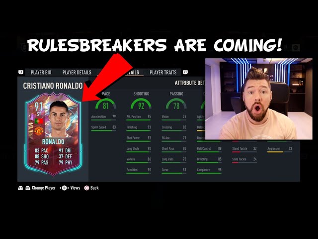 EA Sports releases Rulebreakers Team 1 in FIFA 23 as Cristiano Ronaldo ...