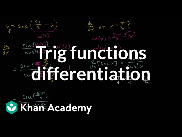 Understanding The Derivative Of Secant Functions In Ap Calculus Galaxy Ai