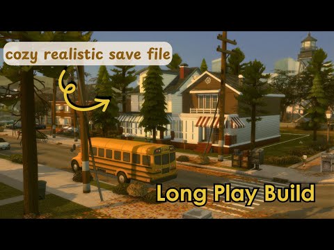 Cozy Chatty Long Play Building | Sims 4 Nostalgic Save File | CC Links!