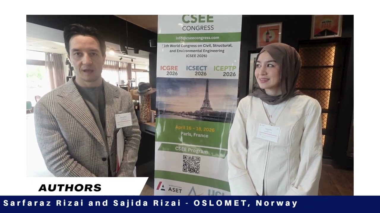 11th World Congress on Civil, Structural, and Environmental Engineering (CSEE 2026)