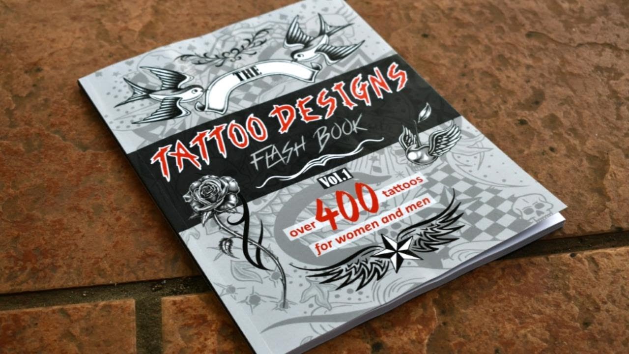 A Flip Through Every Page of My Tattoo Designs Flash Book | Volume 1