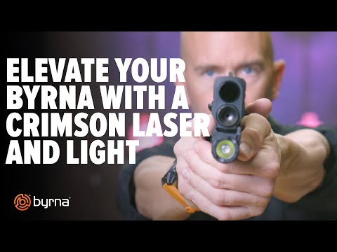 Byrna's Crimson Trace laser and weapon mounted light will elevate your defense capabilities