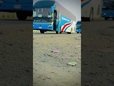 Daewoo express Nova , triumph bus and Faisal movers together. #daewoo #luxurybus #trendingshorts