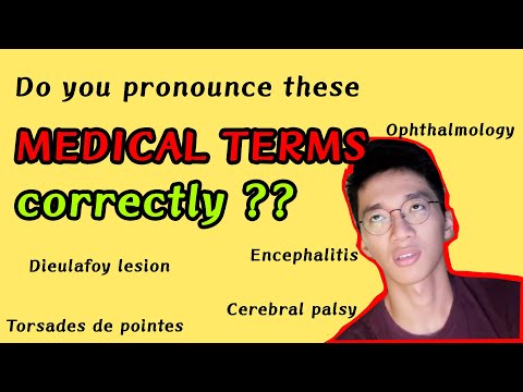 Commonly mispronounced medical terms!?